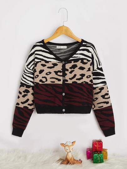 Search leopard cardigan | SHEIN USA