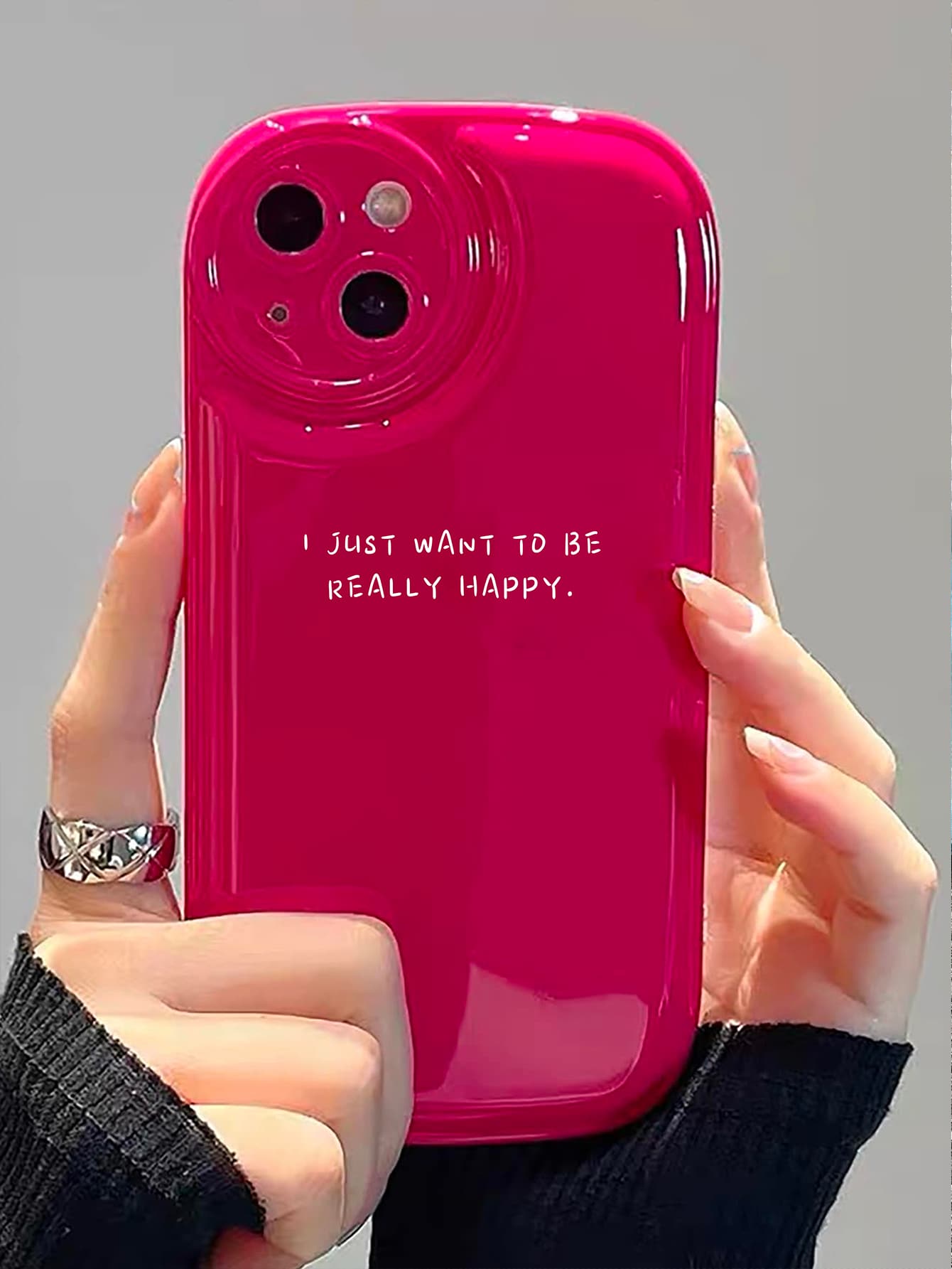 Slogan Graphic Phone Case