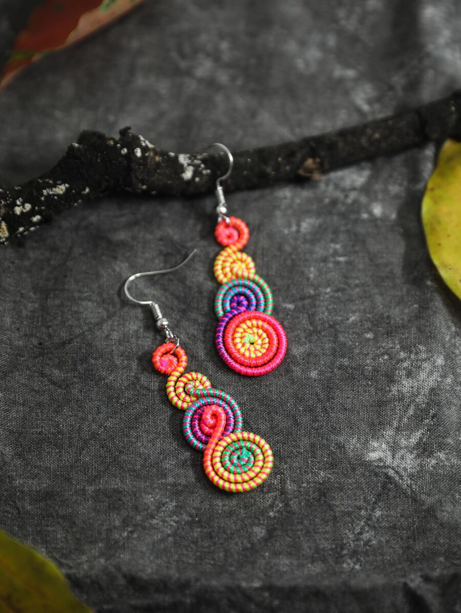 Swirl Drop Earrings | SHEIN UK