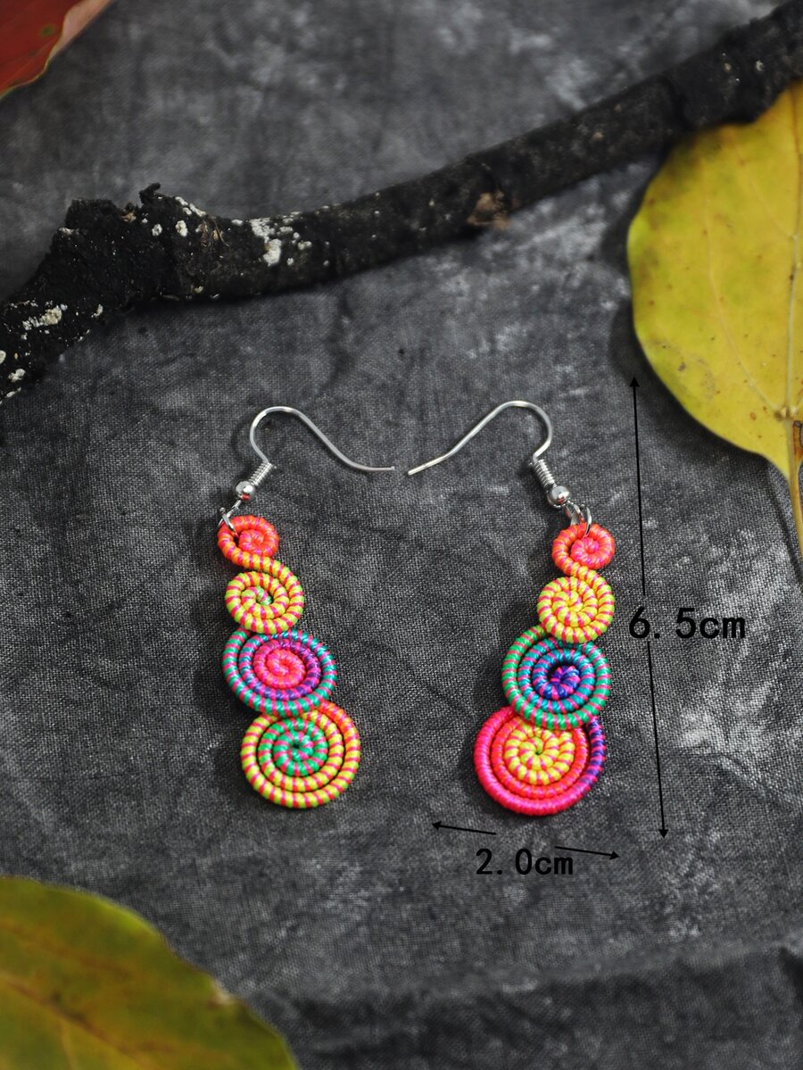 Swirl Drop Earrings | SHEIN UK