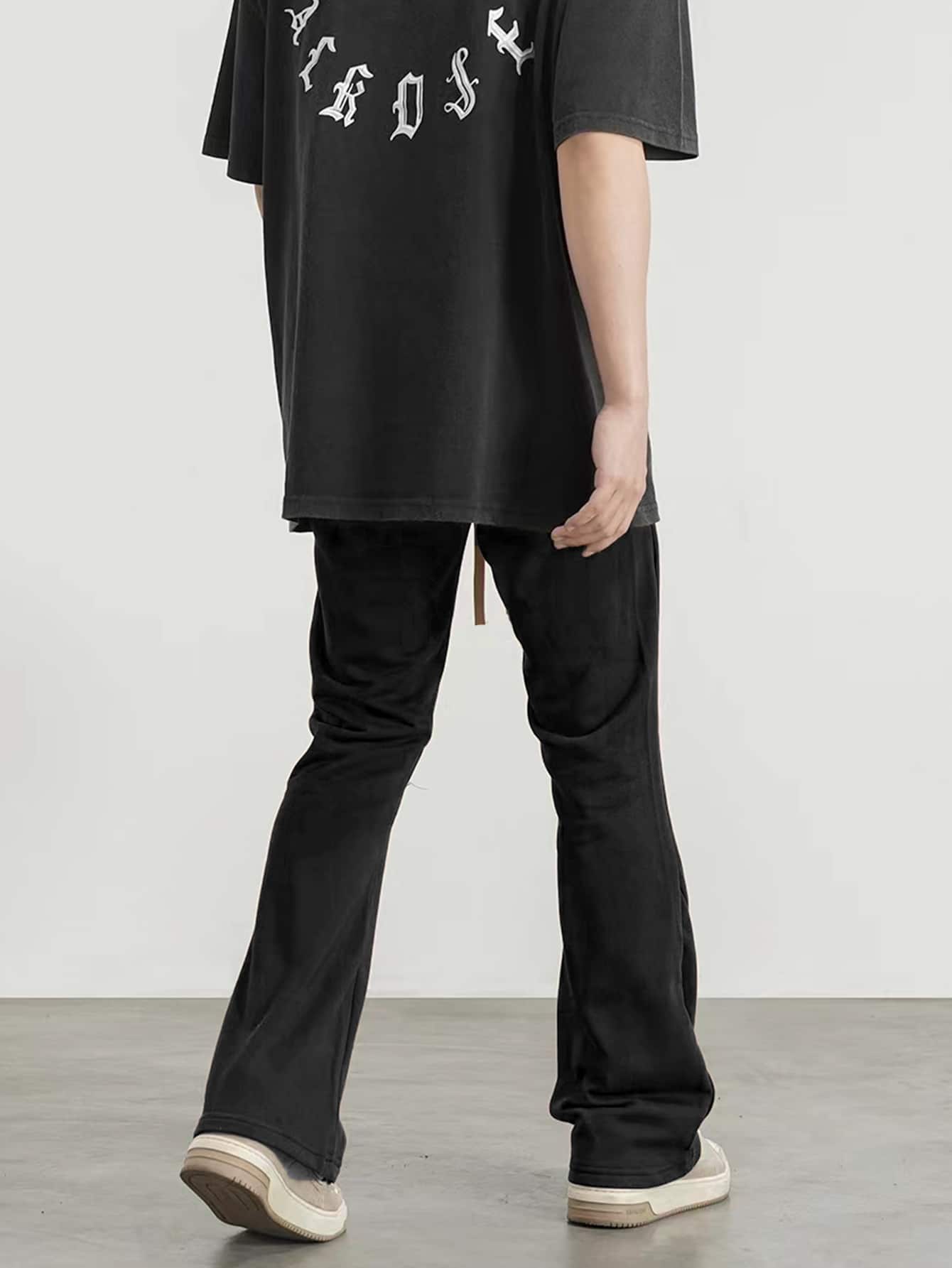 Manfinity Hypemode Men Solid Drawstring Waist Joggers | SHEIN UK