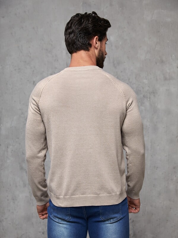 Manfinity Homme Men Raglan Sleeve Sweater | SHEIN USA