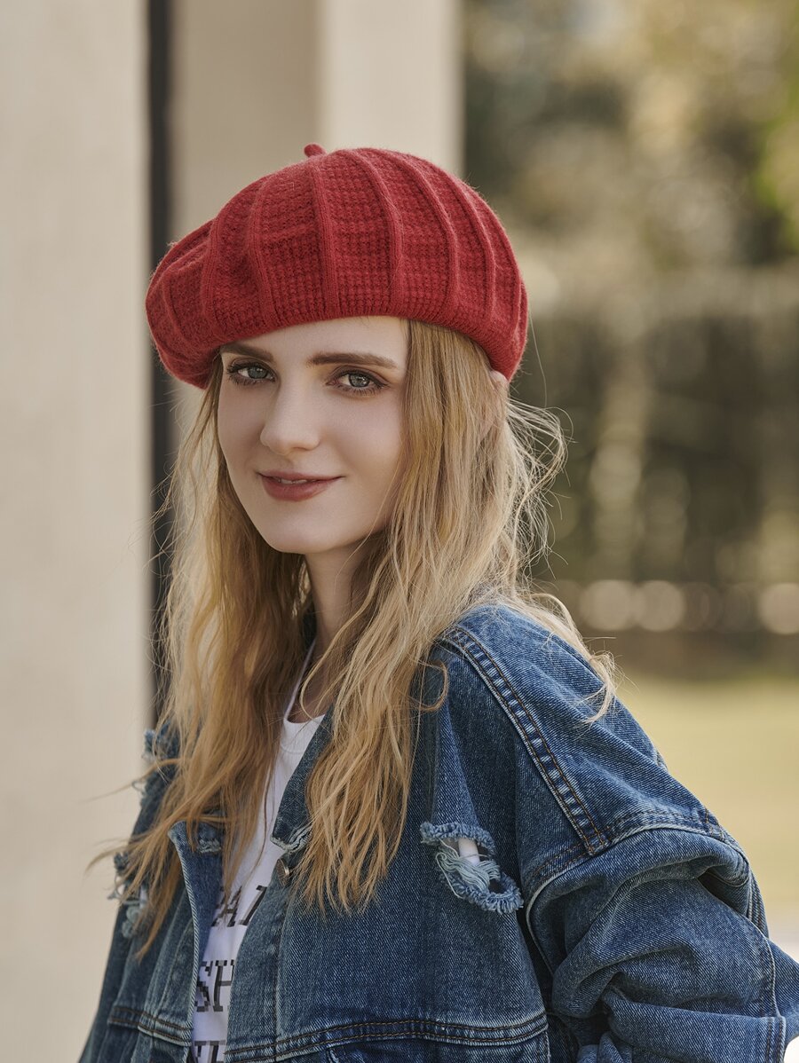 Solid Minimalist Beret | SHEIN USA