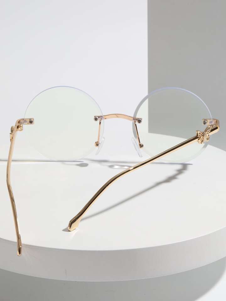 Vintage Rimless Eyeglasses
