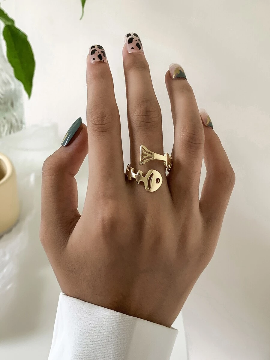 Fishbone Design Wrap Ring | SHEIN USA