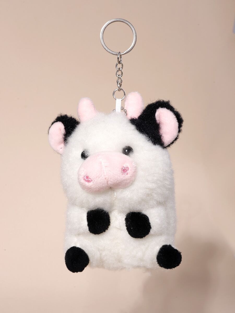 Cartoon Cow Charm Keychain | SHEIN USA