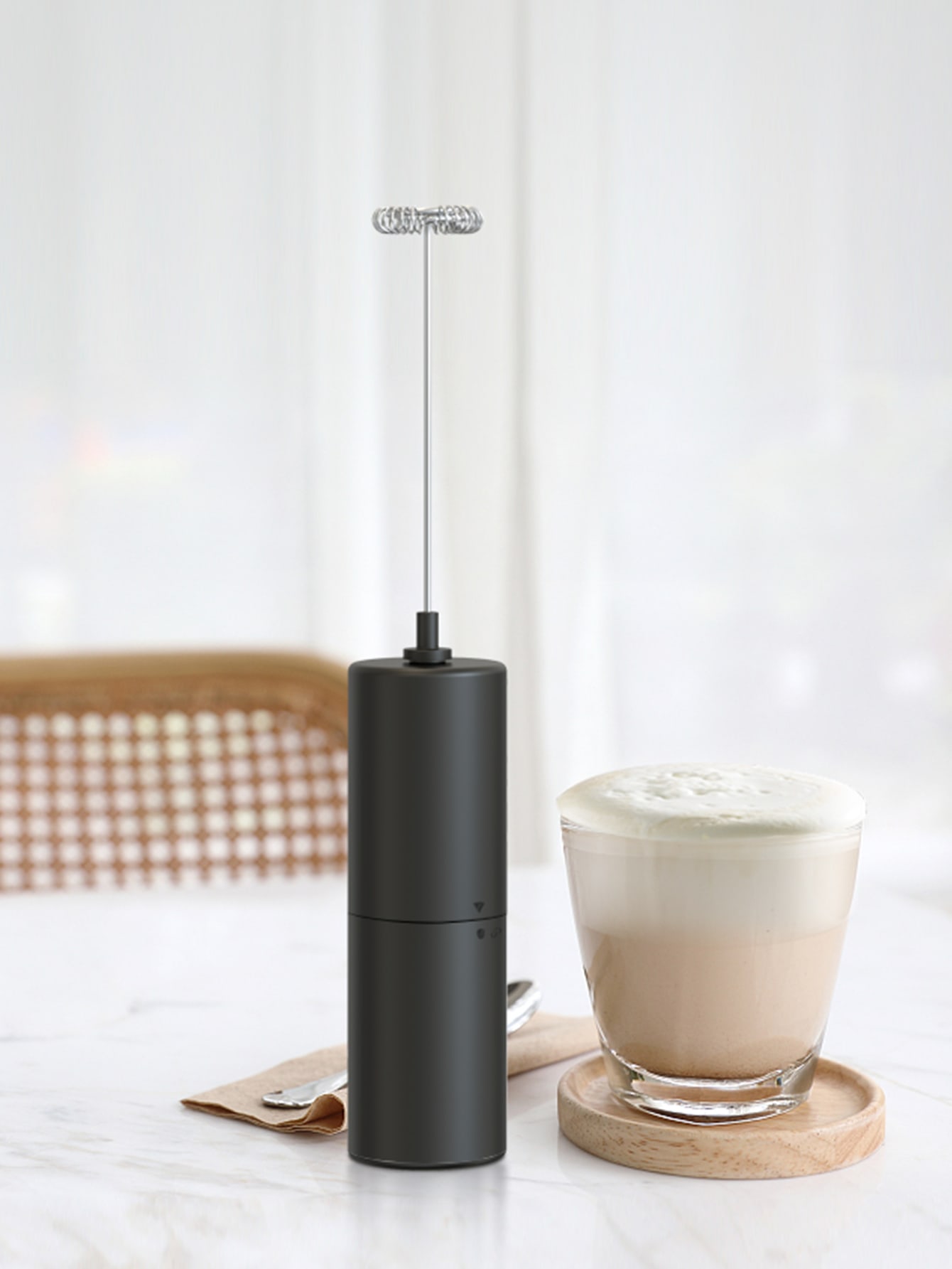 1pc Electric Milk Frother
