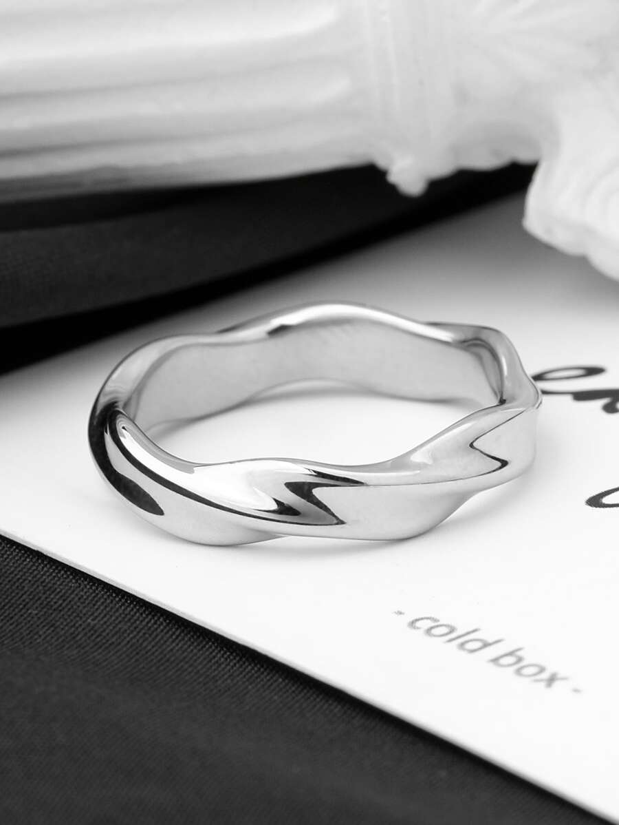 Fashionable and Popular Men Distorted Ring Stainless Steel for Jewelry ...