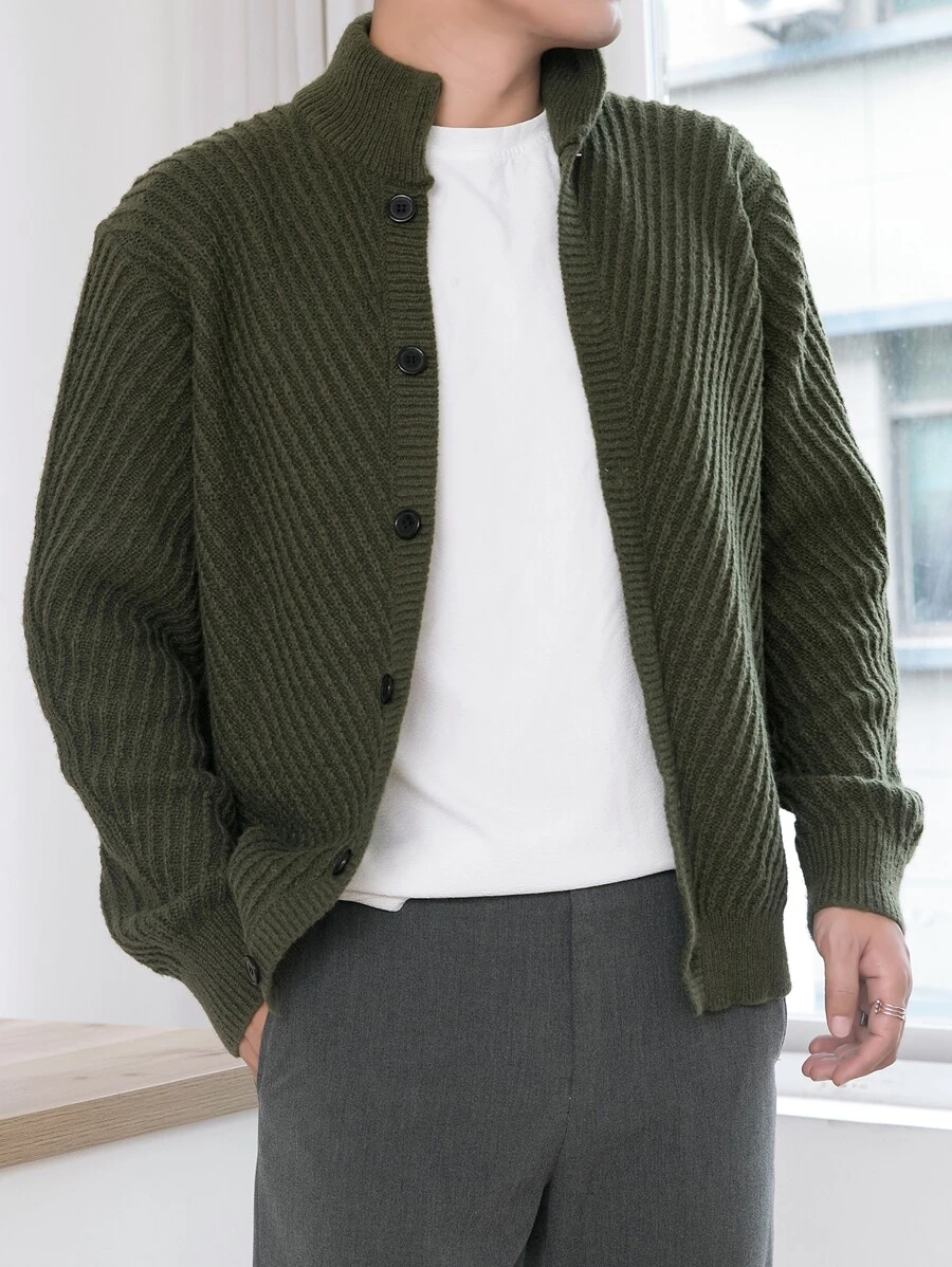 Manfinity Men Single Breasted Cardigan | SHEIN USA