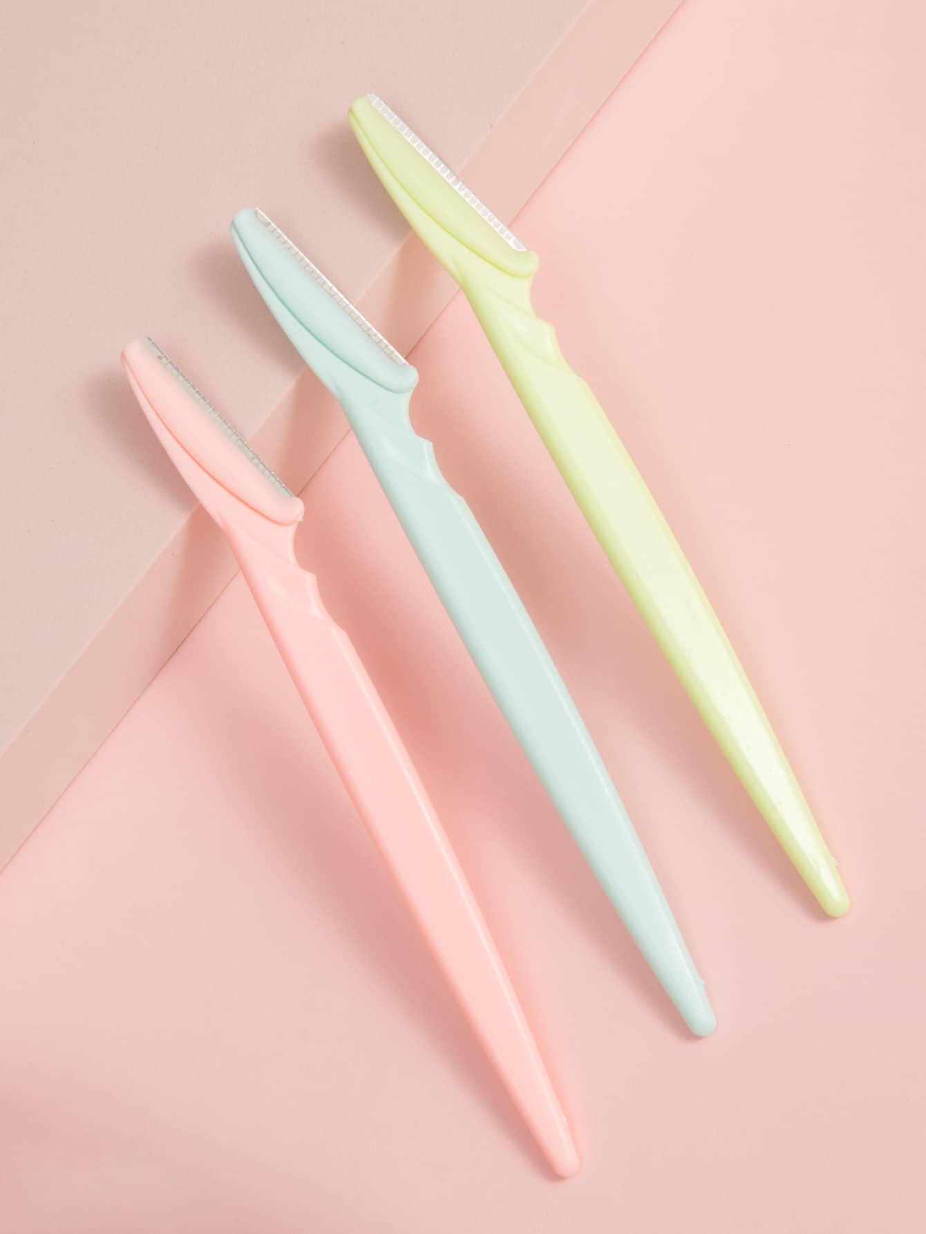 Macro Eyebrow Trimmer And Shaver, 3pcs Stainless Steel Hair Trimmers ...