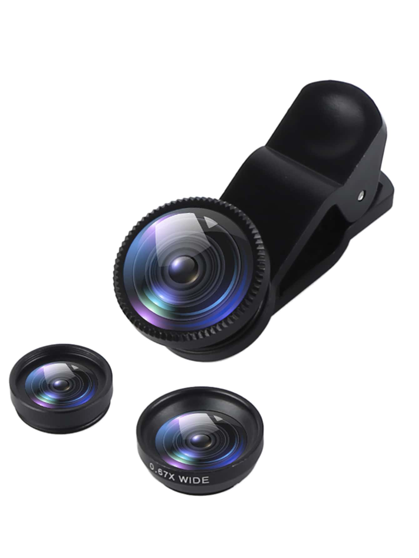 Mobile Phone Universal 180 Degree Fisheye Wide Angle Macro Camera ...