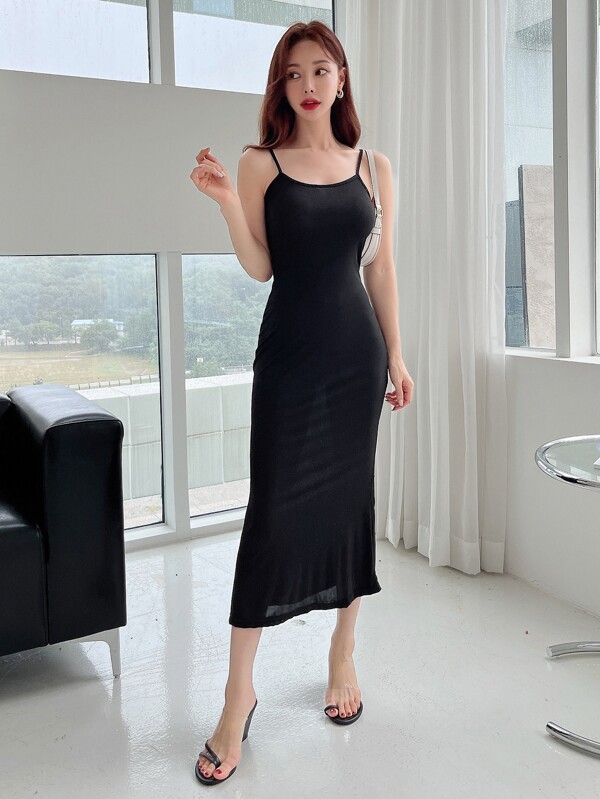 DAZY Solid Cami Dress | SHEIN USA