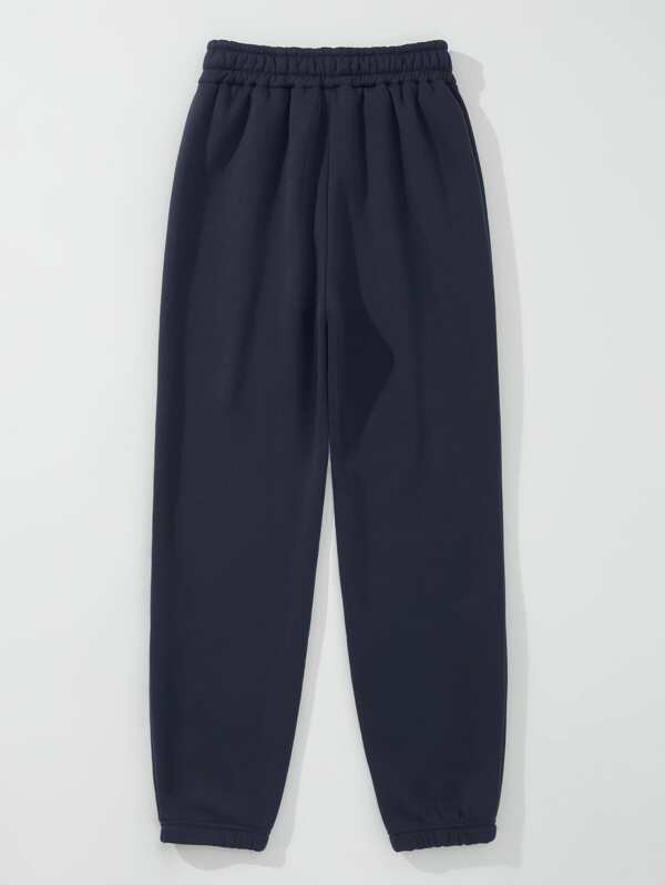 Letter Graphic Thermal Lined Sweatpants | SHEIN USA