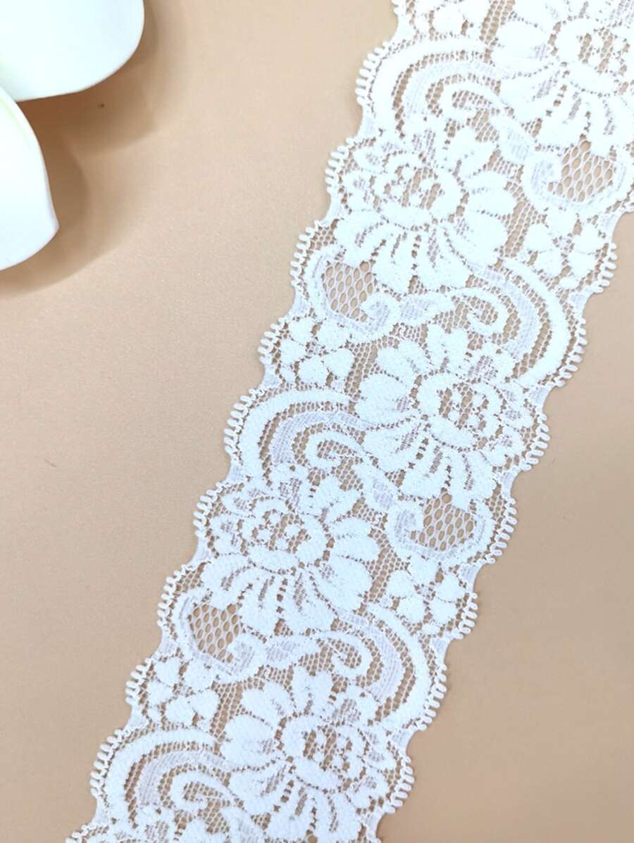 1pc Floral Embroidered DIY Webbing Lace, Modern Polyamide DIY Webbing ...