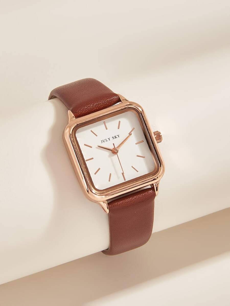 1pc Women's Simple Classic Rose Gold Quartz Watch, Ideal Gift For ...