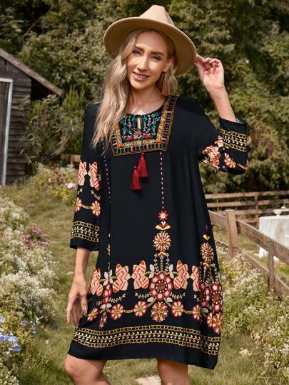 Procurar Vestido Hippie Longo | SHEIN Brasil