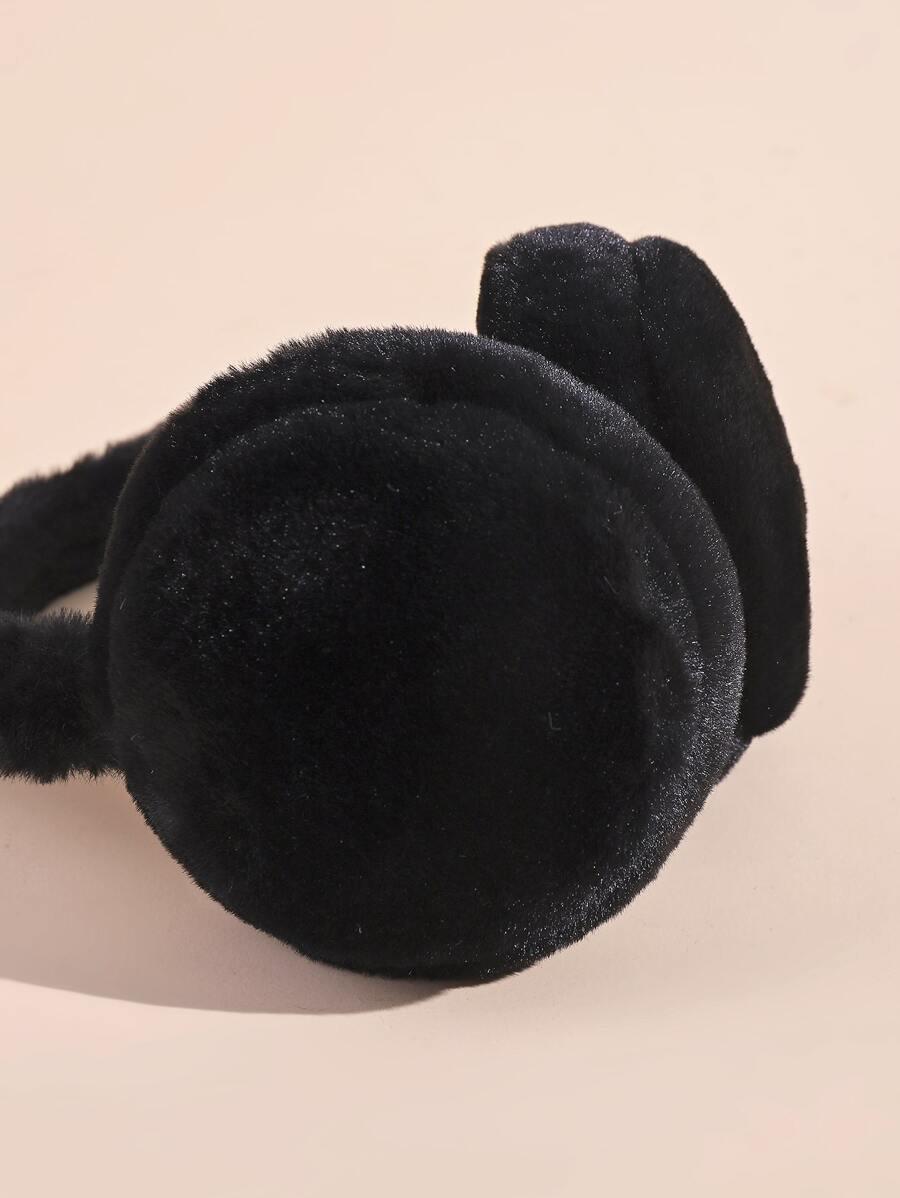 Toddler Girls Sequin & Cartoon Ear Decor Fluffy Earmuffs | SHEIN USA