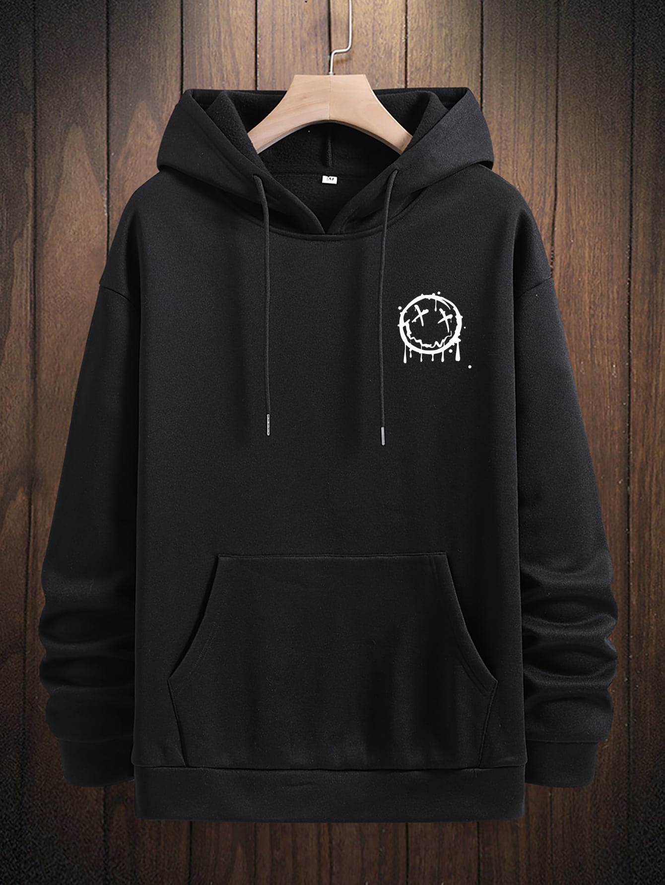 Manfinity EMRG Homme Sweat-shirt à capuche dessin animé à poche ...