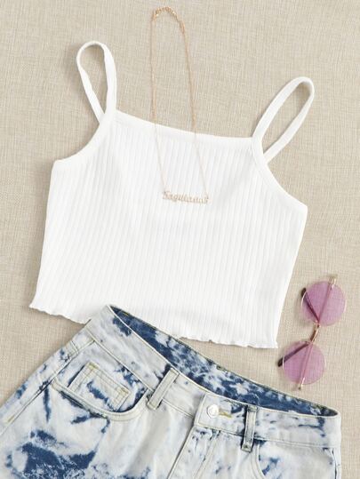 Search Lettuce Edge Cami Top Shein Uk