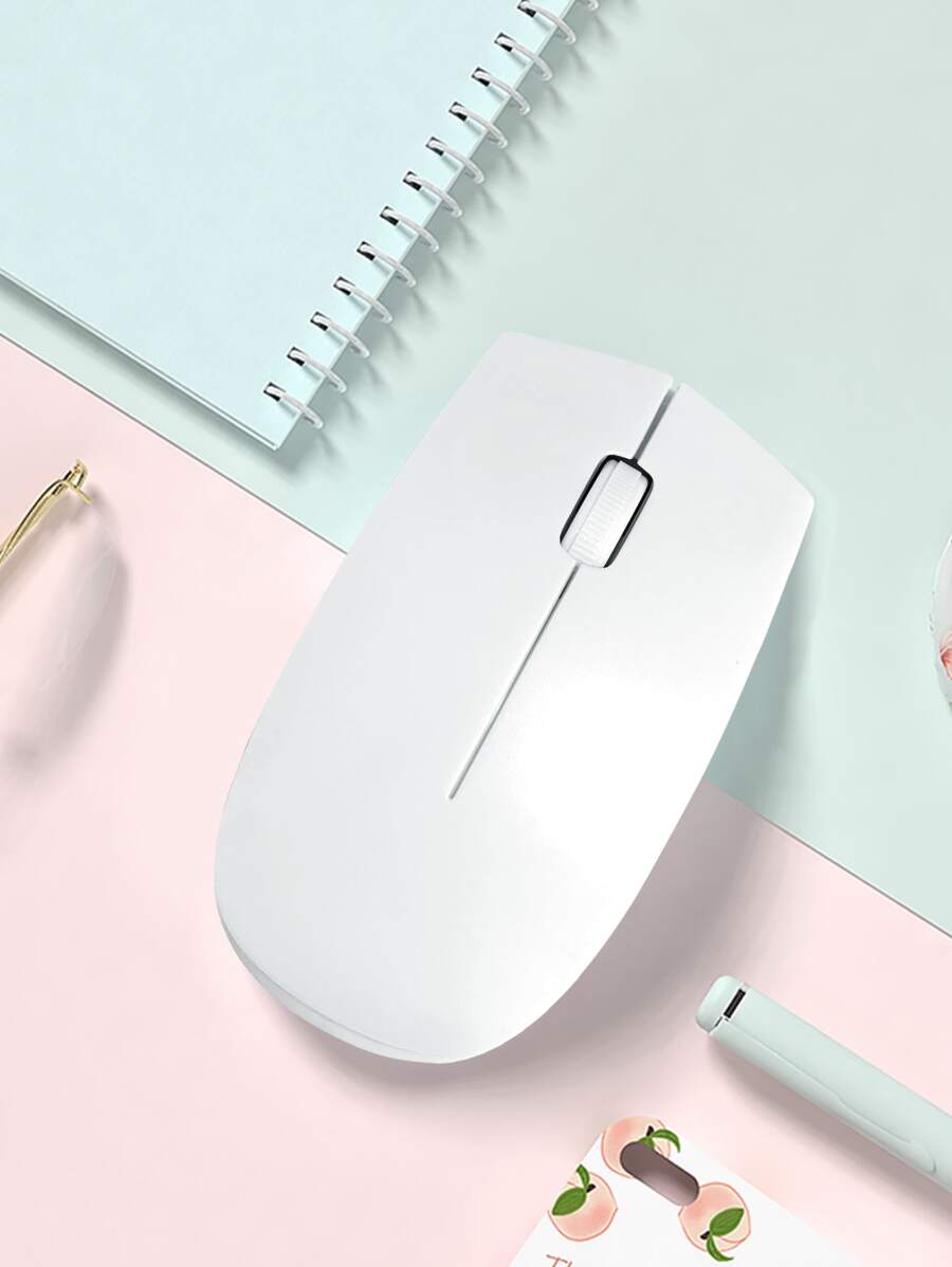 1pc Solid Wireless Mouse | SHEIN USA