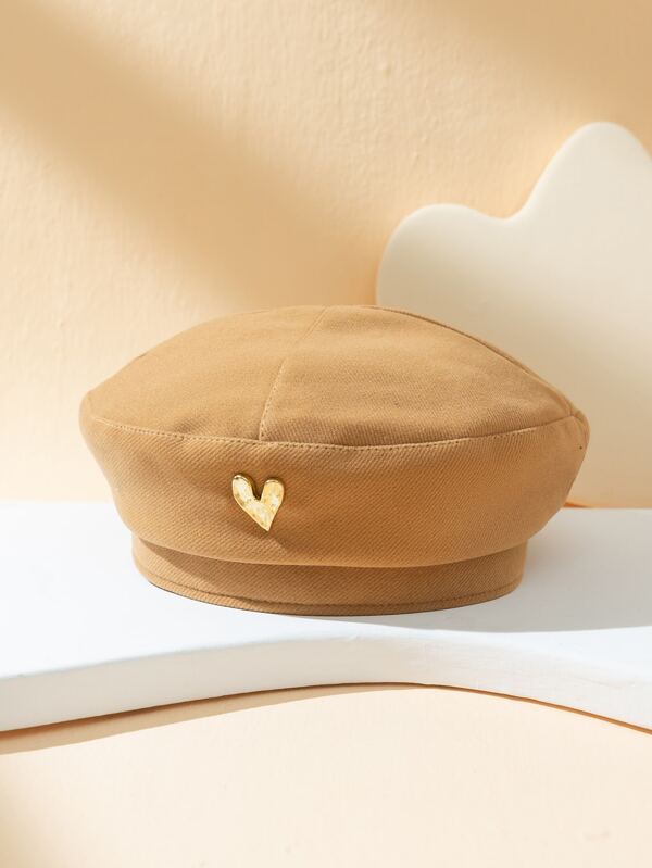 Heart Decor Beret | SHEIN USA