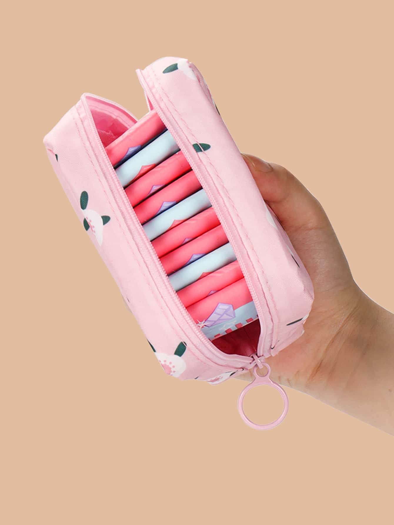 Women Tampon Storage Bag, Sanitary Pad Pouch Napkin Cosmetic Bags ...