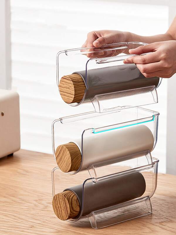 1pc Clear Bottle Storage Rack, Transparent Cup Holder For Table | SHEIN UK