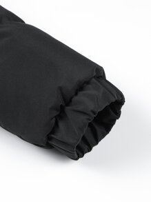 Manfinity Homme Men Drawstring Hooded Puffer Coat Without Sweater | SHEIN USA