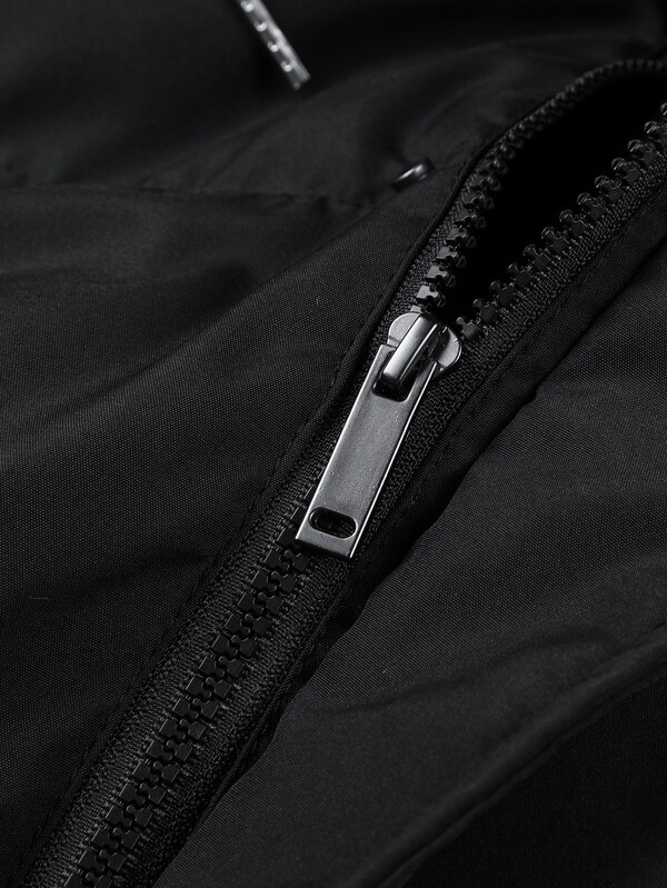 Manfinity Homme Men Drawstring Hooded Puffer Coat Without Sweater ...