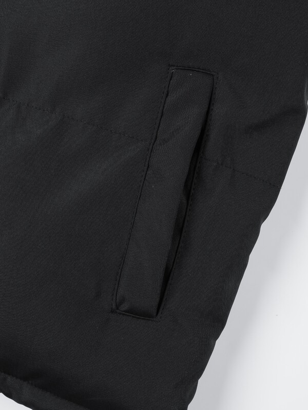 Manfinity Homme Men Drawstring Hooded Puffer Coat Without Sweater ...