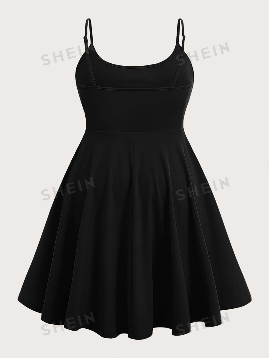 Shein Ezwear Plus Solid Cami Dress Shein Uk