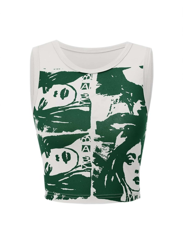 SHEIN ICON 90s Figure Graphic Tank Top | SHEIN UK
