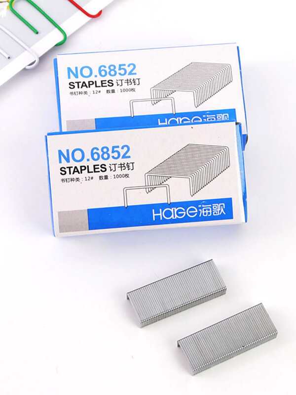1box Iron Staple, Simple Multi-purpose Replacement Staple For School ...