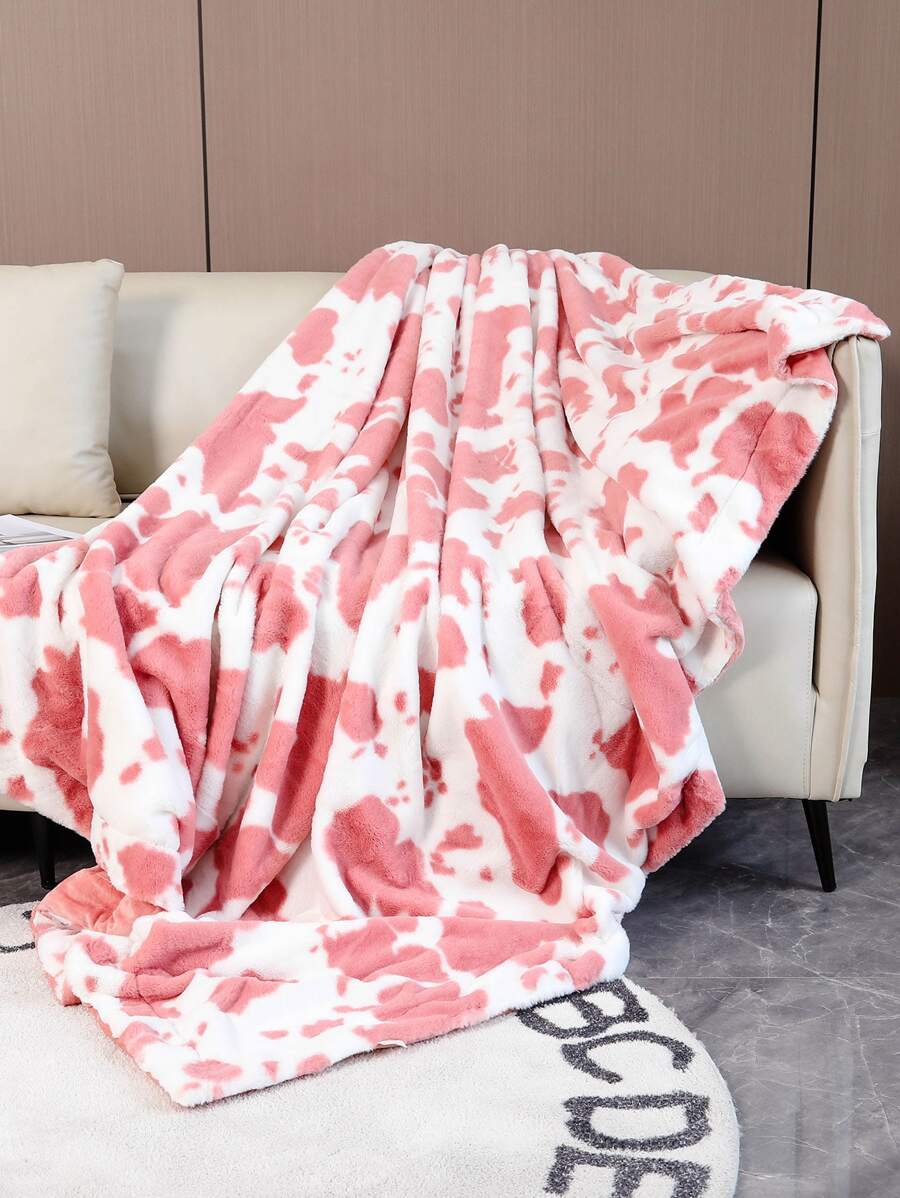 Cow Pattern Blanket | SHEIN USA