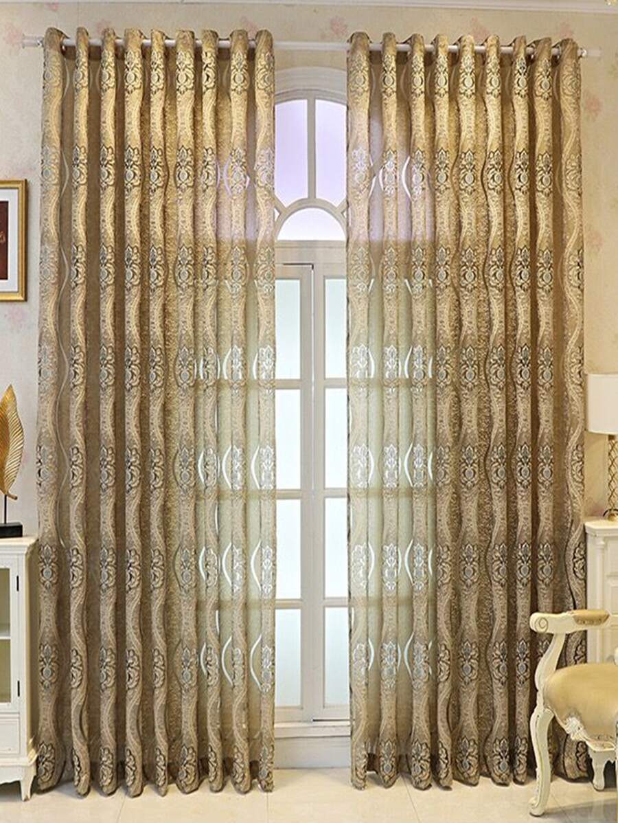 Flower Design Single Panel Curtain | SHEIN USA
