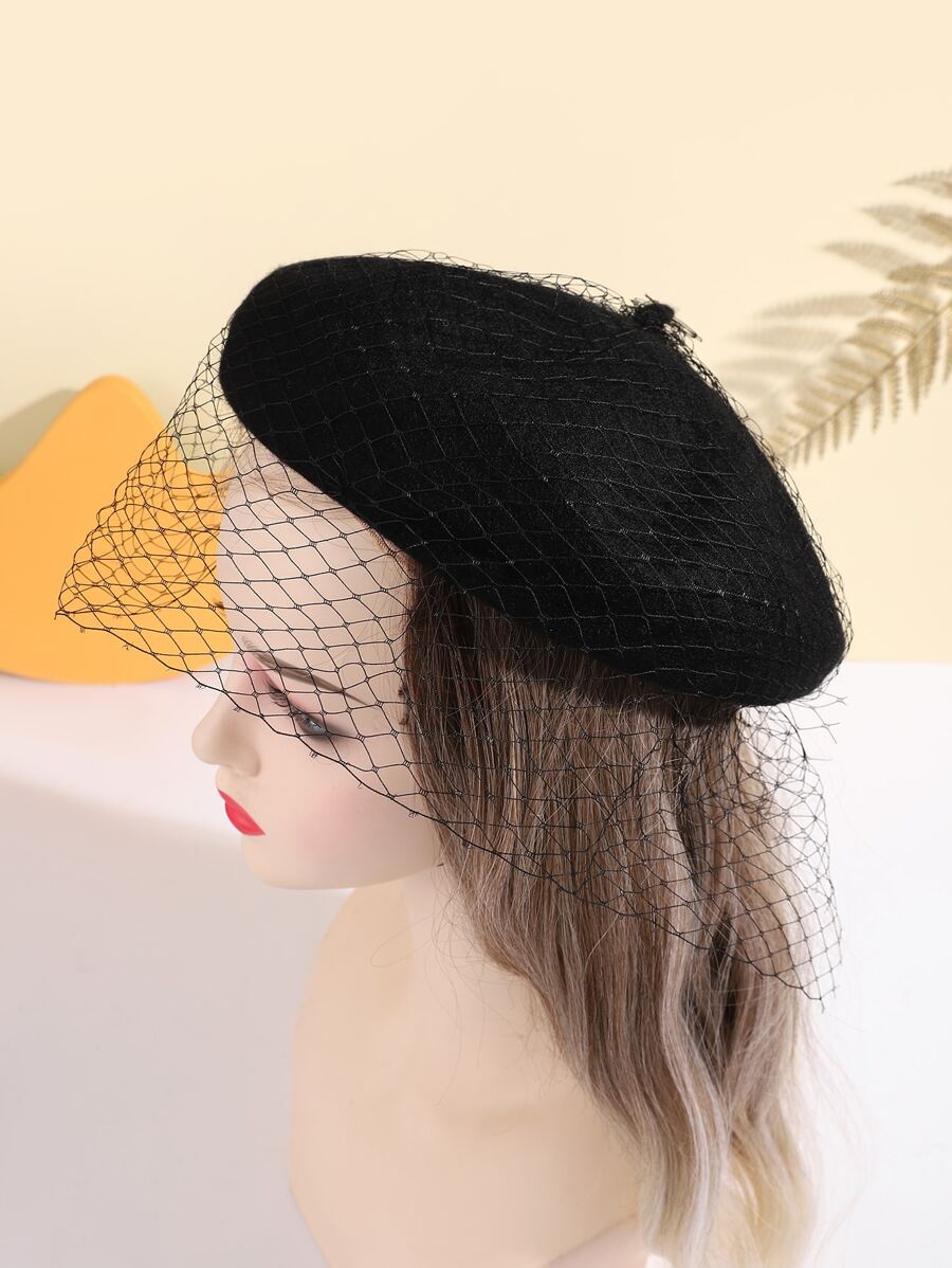 Boinas 100% Lã Malha de contraste | SHEIN Brasil