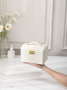 1pc Plain Multi-layer Jewelry Box | SHEIN USA