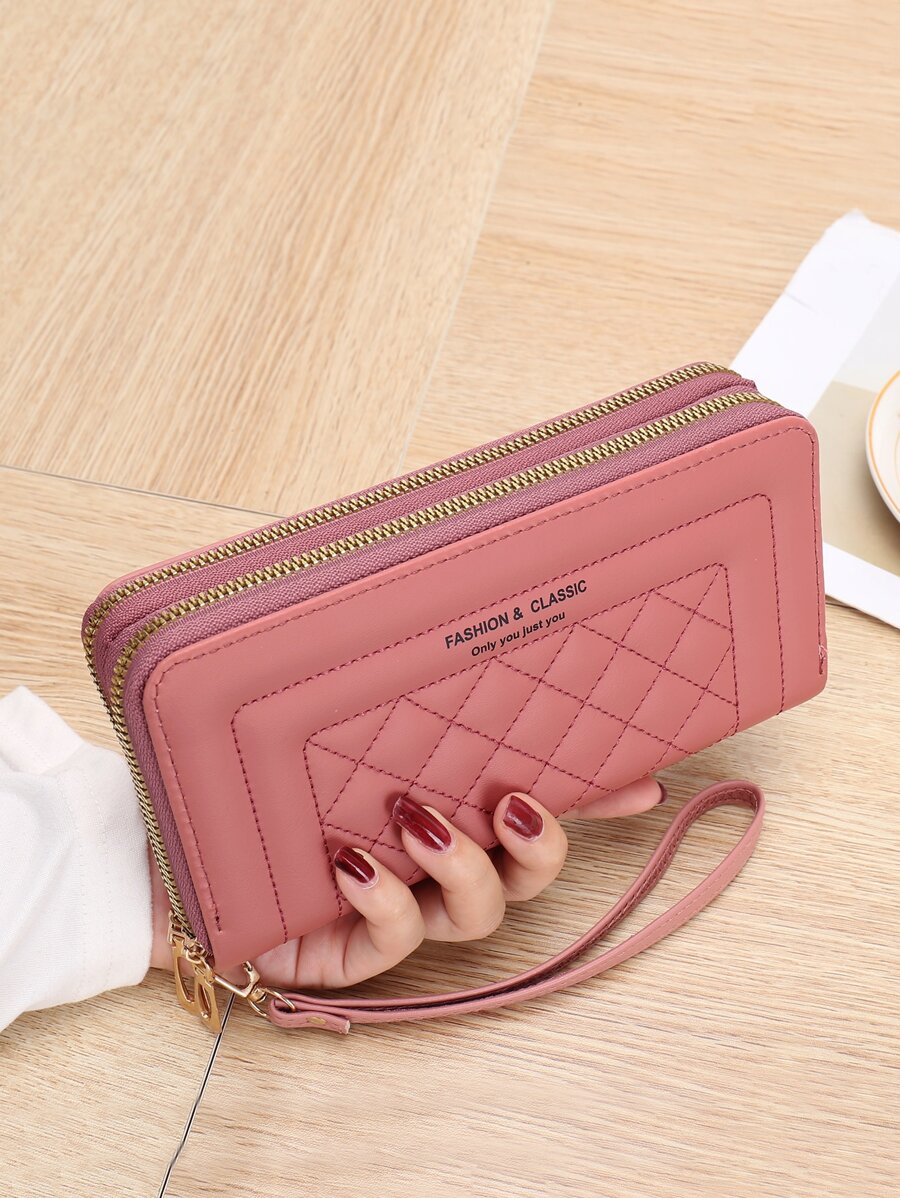 Fashion Summer Wallet, New Korean Minimalist Plain Long Purse | SHEIN USA