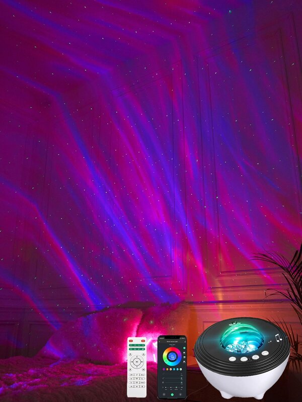 SHEIN BASIC LIVING 1pc Star Projector Light With APP & Remote Control ...