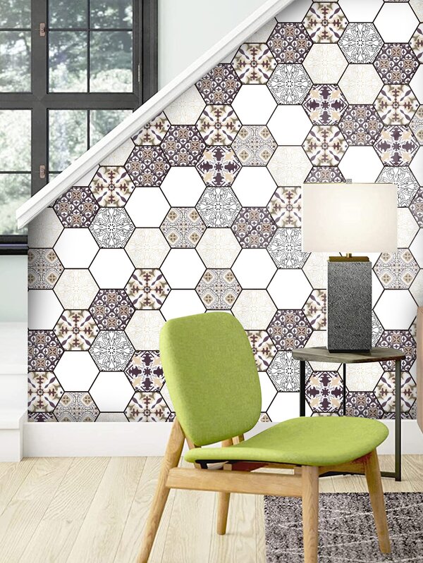 1 rollo Papel mural con patrón de flor impermeable | Mode de Mujer ...