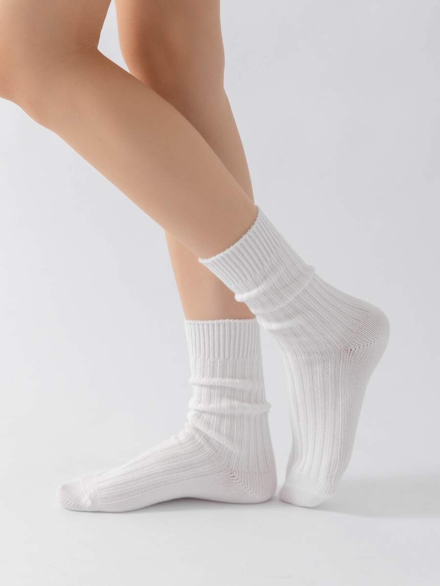 Solid Crew Socks | SHEIN USA