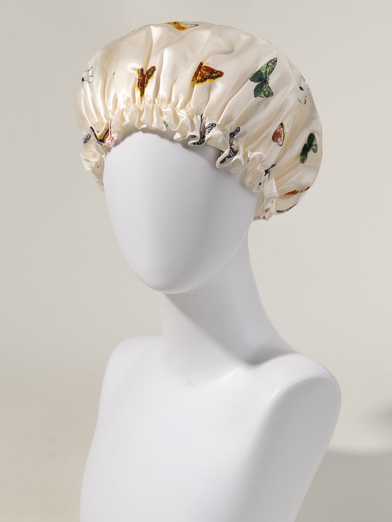 Butterfly Print Hair Bonnet