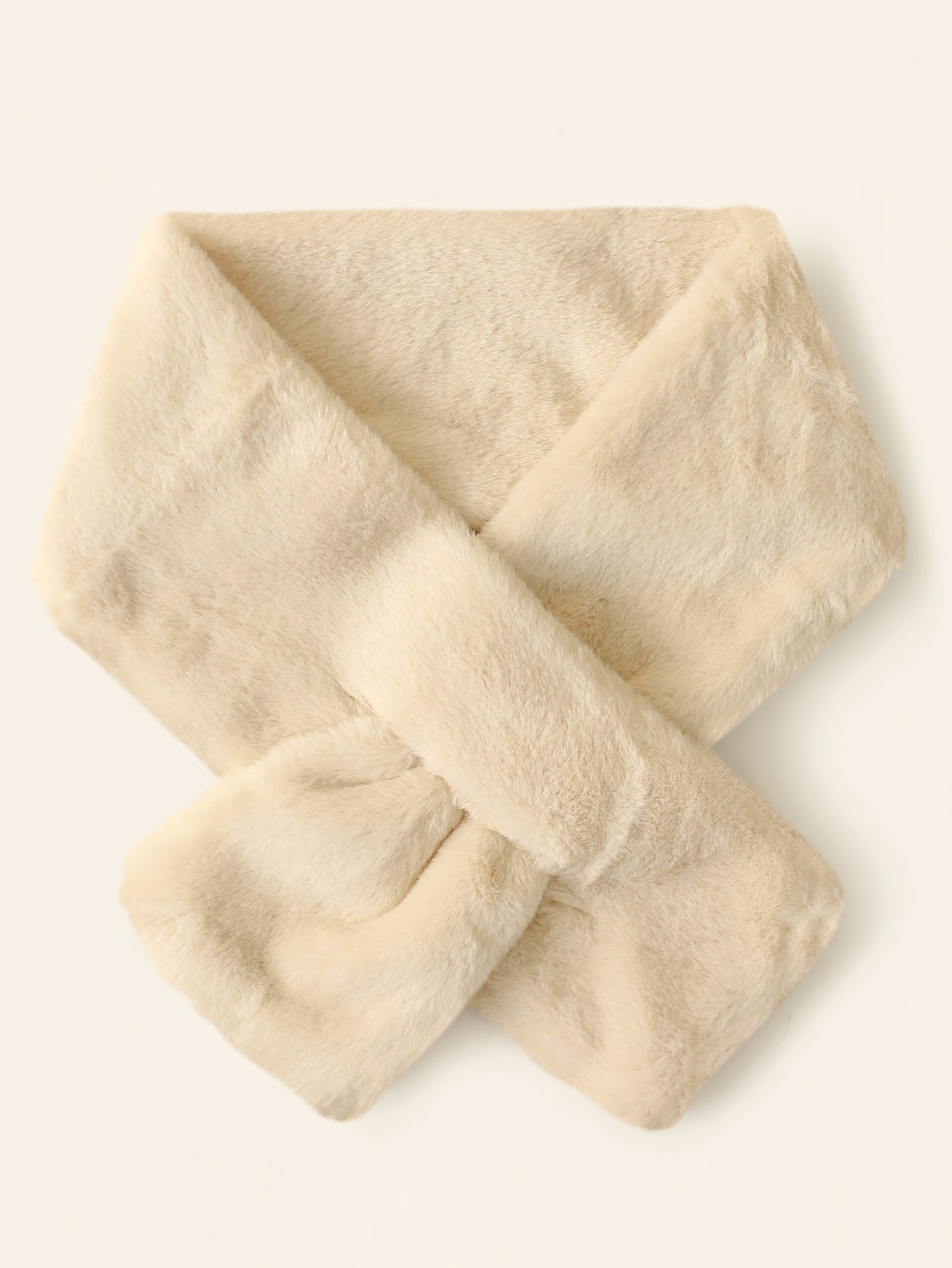 Solid Fluffy Scarf