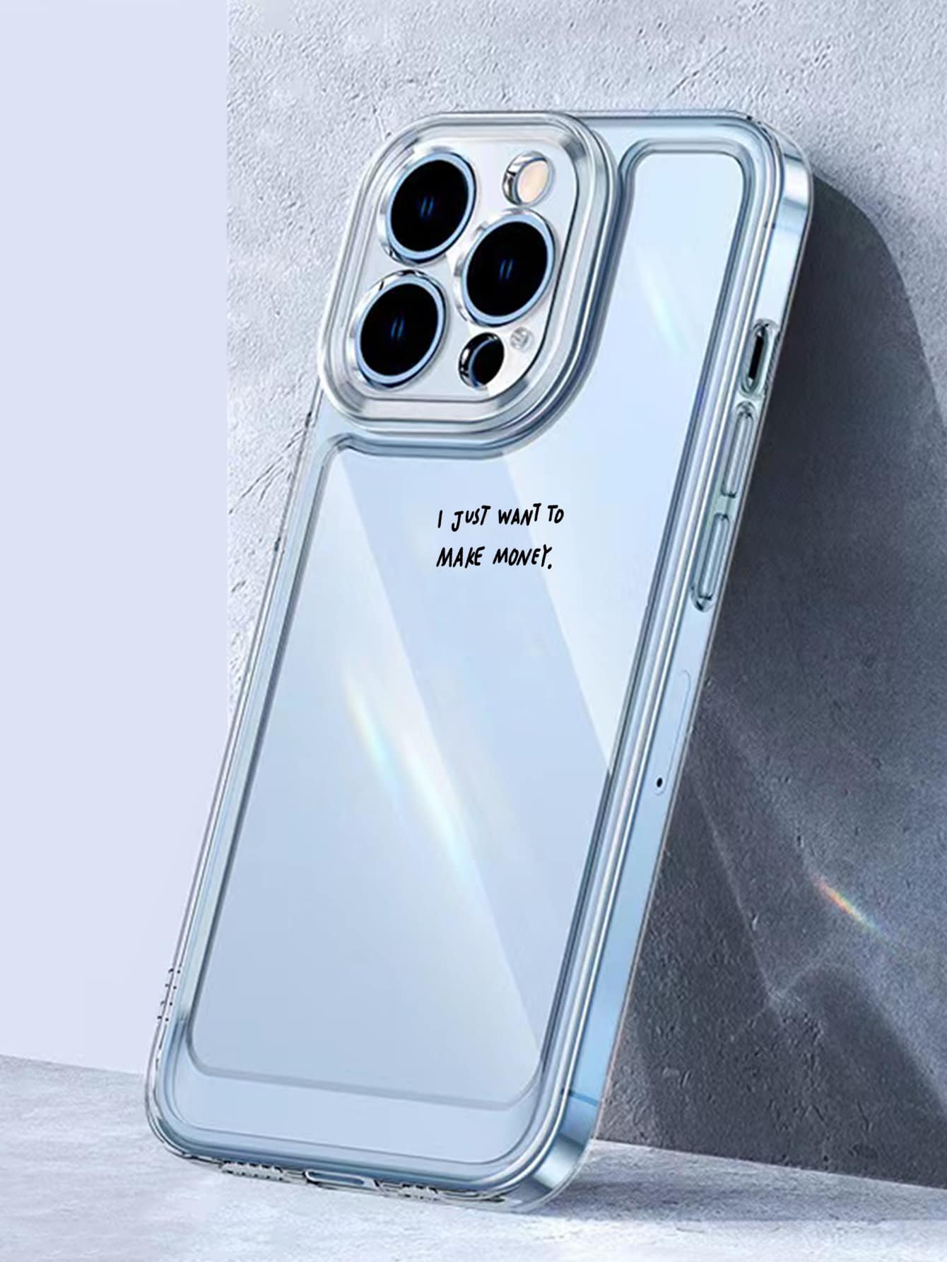 Clear Letter Graphic Phone Case For IPhone 11,IPhone 13,IPhone 14 Pro ...
