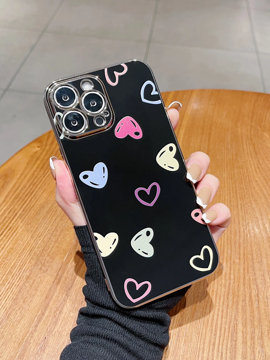 Heart Pattern Phone Case | SHEIN USA