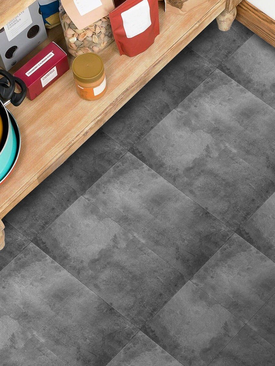 4/12/24pcs Cement Color Patterned Waterproof Anti-Slip Ceramic Tile ...