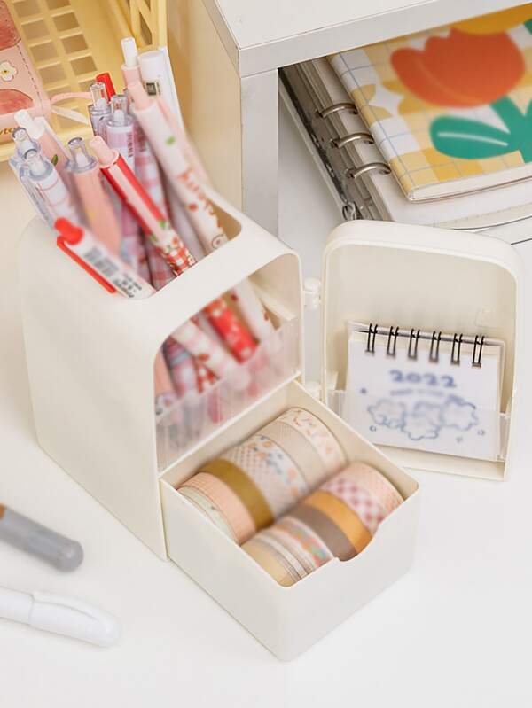 Cute Refrigerator-Shaped Pen Holder - Perfect For Student Desks and ...