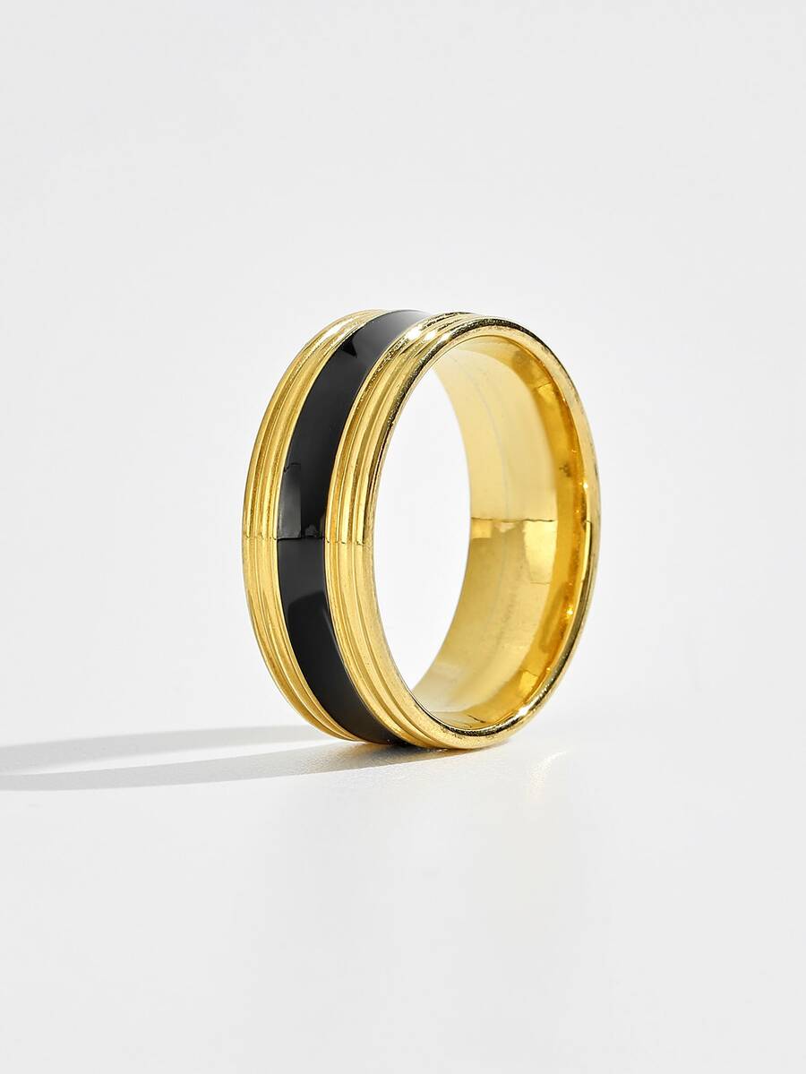 Men Two Tone Ring | SHEIN USA