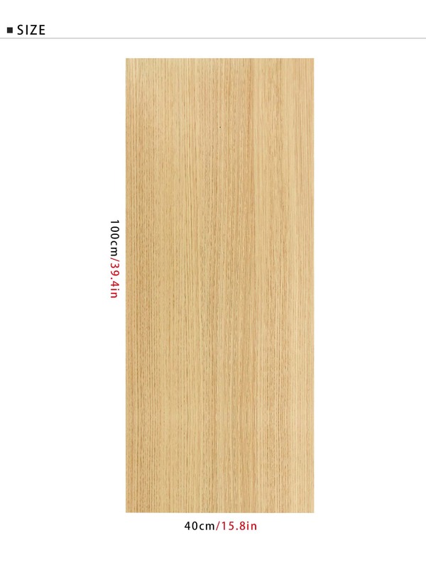 1pc PVC Wall Paper, Modern Wooden Pattern Cabinet Desktop Wallpaper For ...