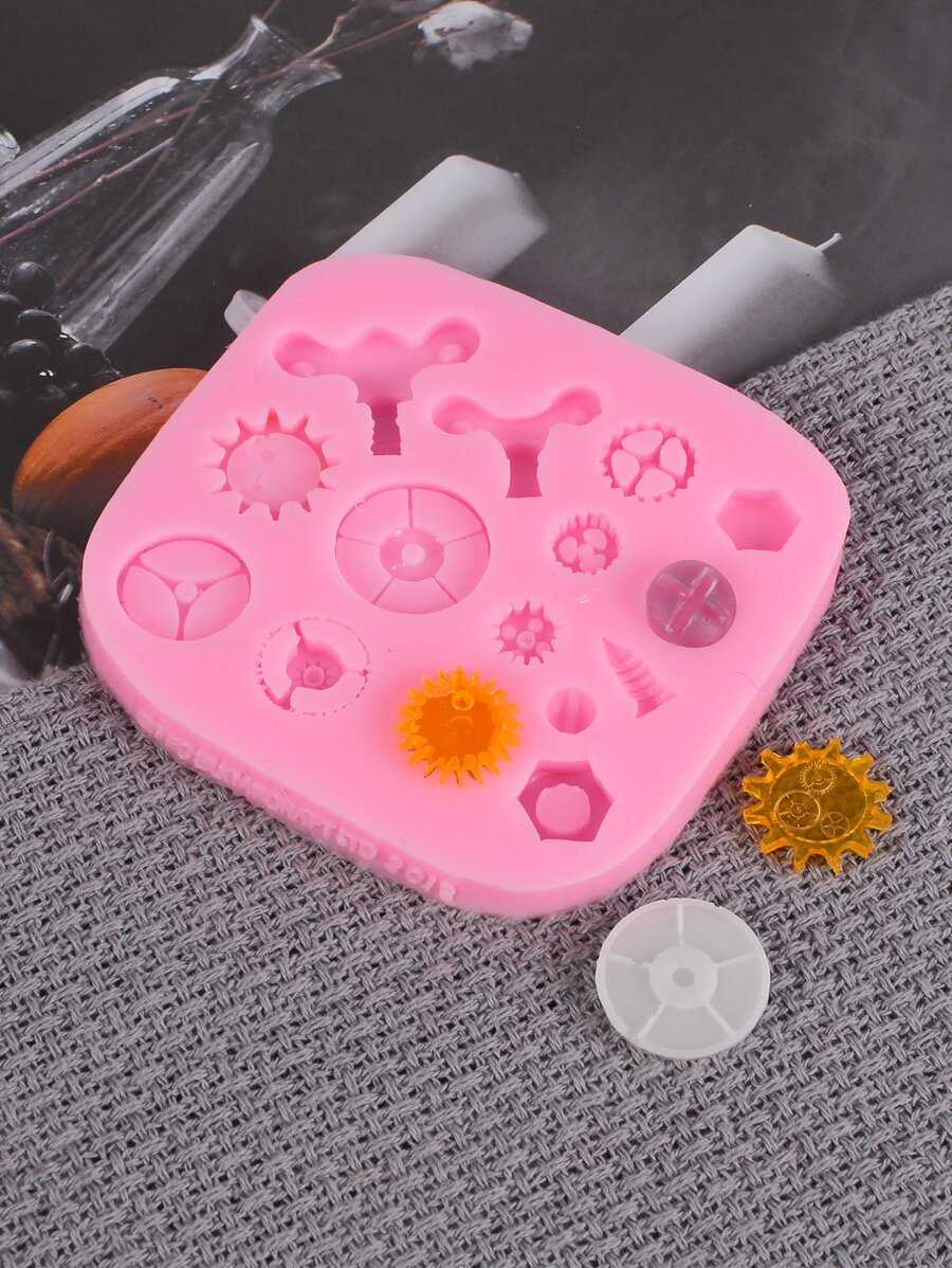 1 peça Molde de Silicone Roda de engrenagem Em forma DIY | SHEIN Brasil